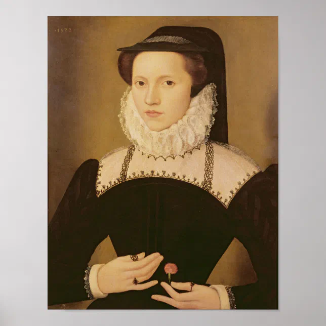Portrait of Anne Waltham, 1572 Poster | Zazzle