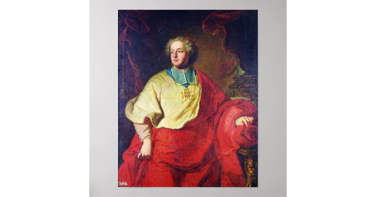 Portrait of Armand Gaston Maximilien de Rohan Poster | Zazzle.com