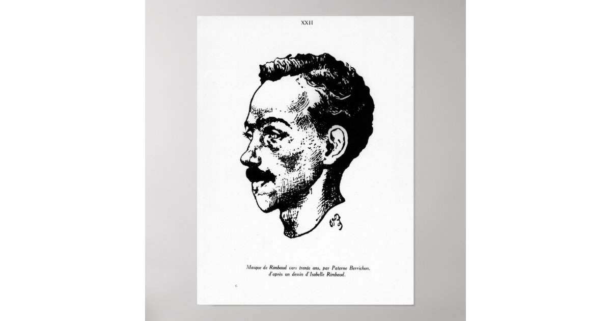 Portrait of Arthur Rimbaud Poster | Zazzle
