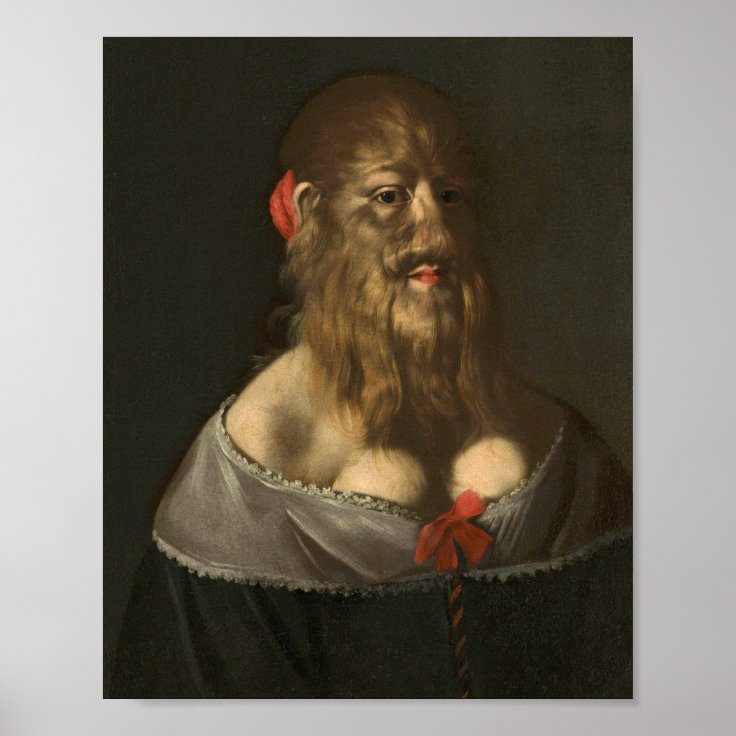 Portrait Of Barbara Van Beck Curiosities And Oddit Poster | Zazzle