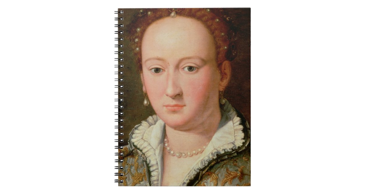 Portrait of Bianca Cappello, c.1580 (oil on copper Notebook | Zazzle