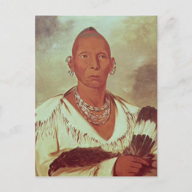 Portrait of Black Hawk, Indian Chief Postcard | Zazzle