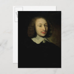 Portrait of Blaise Pascal Postcard | Zazzle