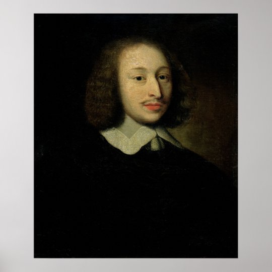 Portrait of Blaise Pascal Poster | Zazzle.com