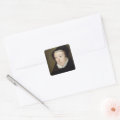 Portrait of Catherine de Medici Square Sticker | Zazzle