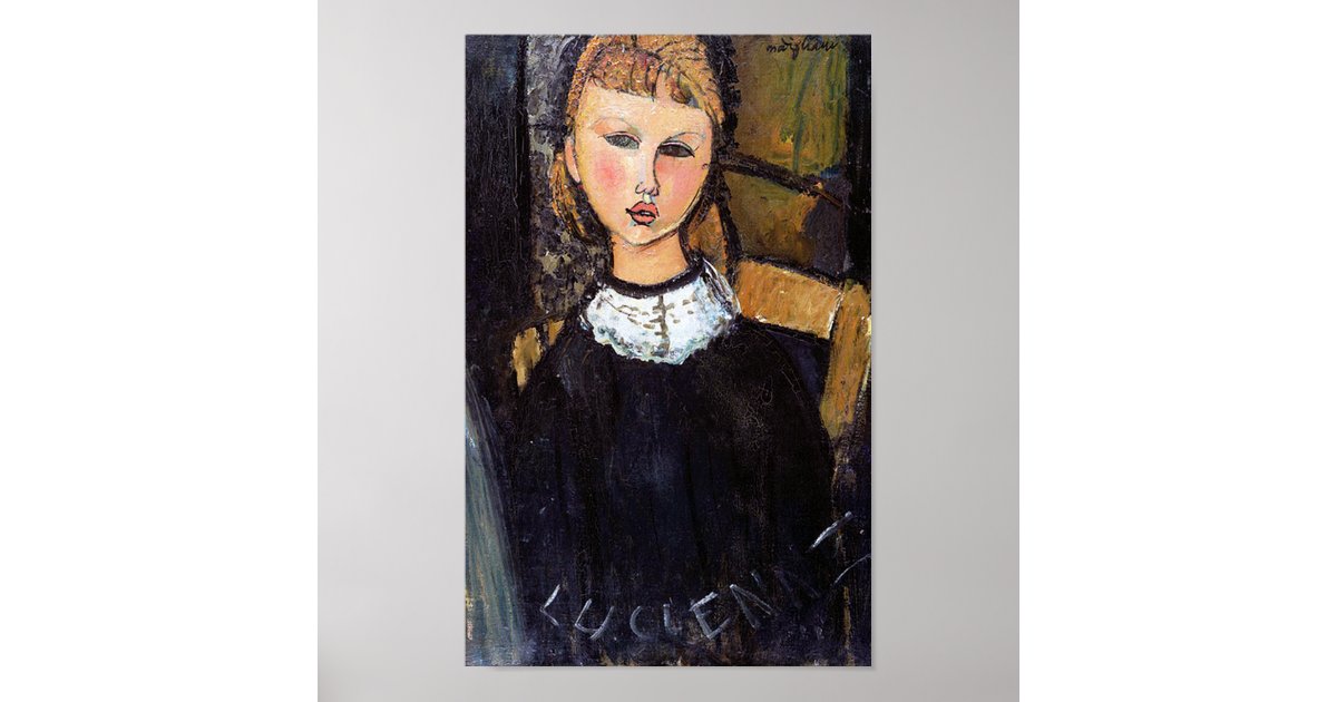 Portrait of Ceroni, Modigliani Poster | Zazzle