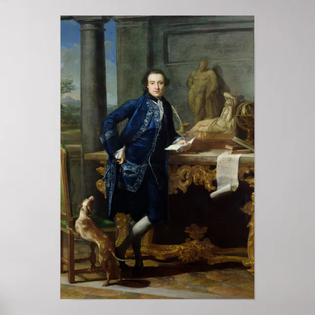 Portrait of Charles John Crowle of Crowle Poster | Zazzle