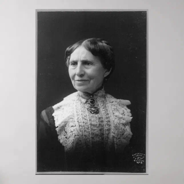 Portrait of Clara Barton Later in Life Poster | Zazzle