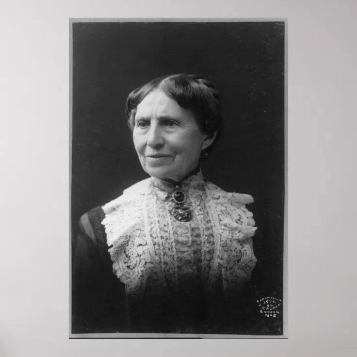 Portrait of Clara Barton Later in Life Poster | Zazzle