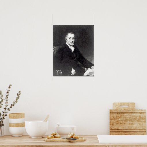 Portrait of David Ricardo Poster | Zazzle