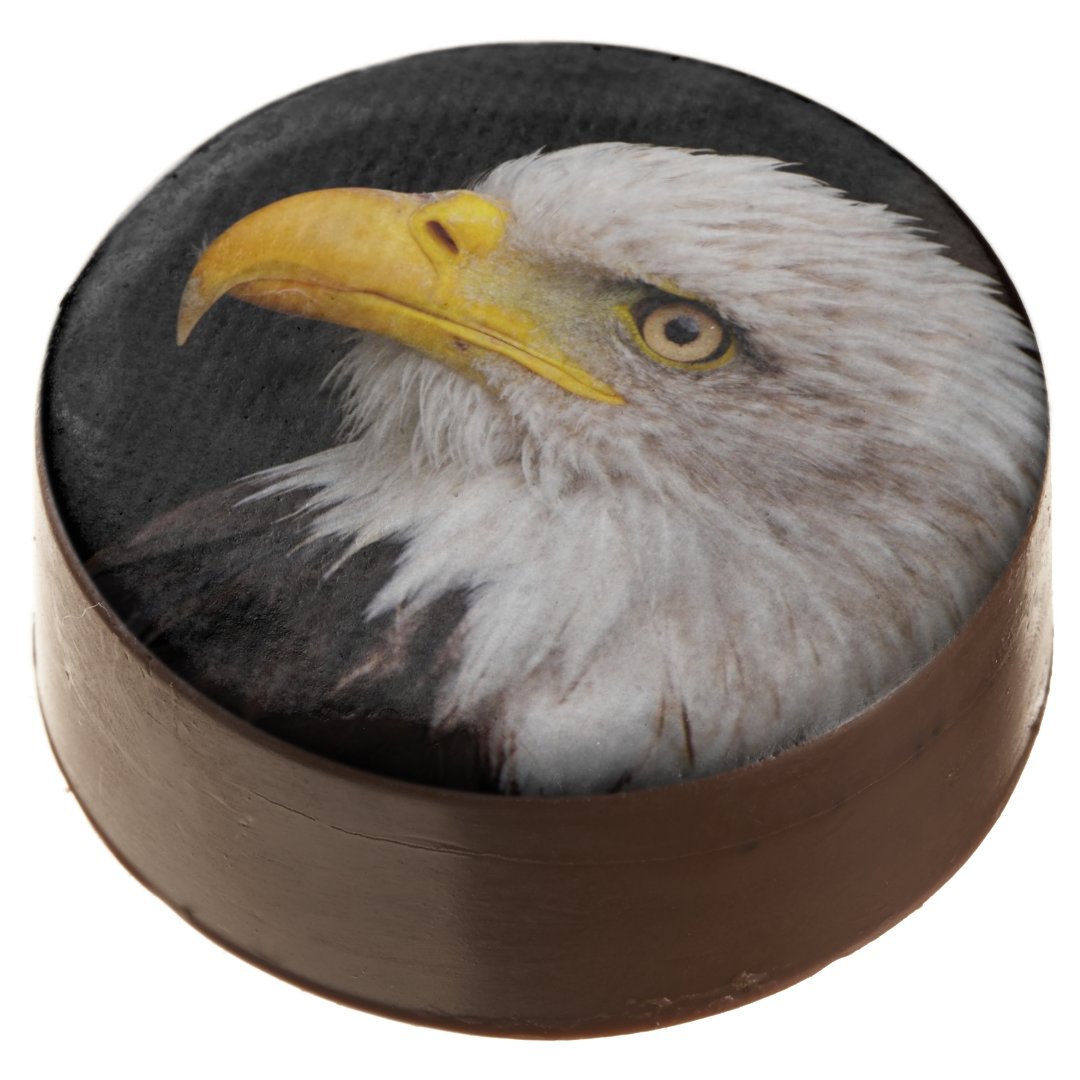 Portrait of eagle chocolate dipped oreo | Zazzle