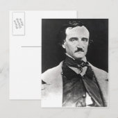 Portrait of Edgar Allan Poe Postcard | Zazzle
