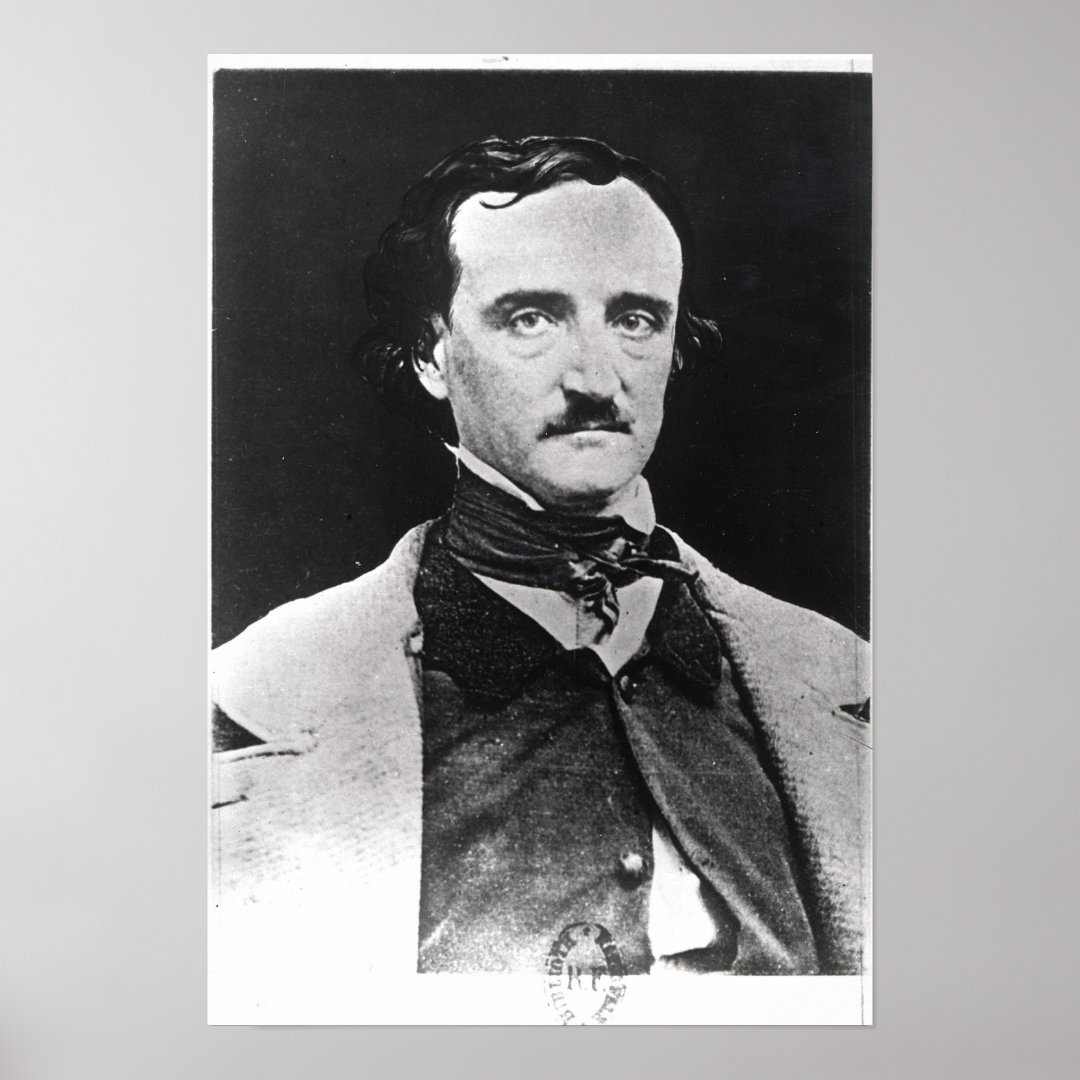 Portrait of Edgar Allan Poe Poster | Zazzle