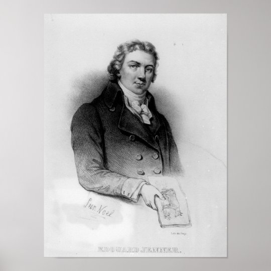 Portrait of Edward Jenner Poster | Zazzle.com