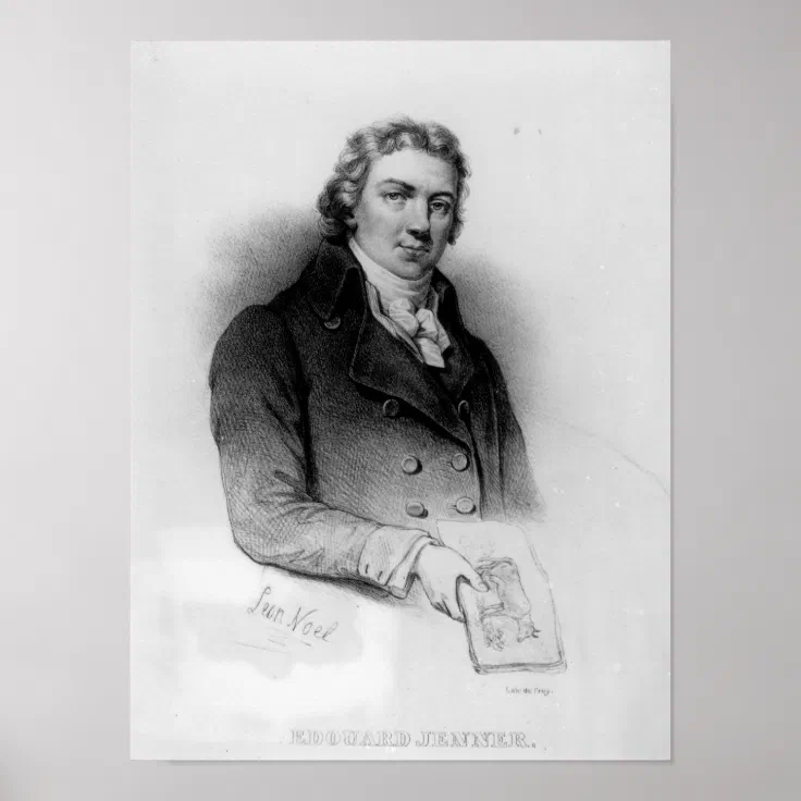 Portrait of Edward Jenner Poster | Zazzle