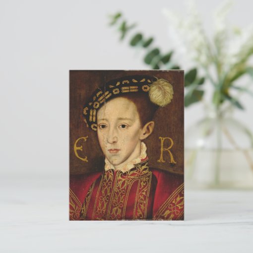 Portrait of Edward VI Postcard | Zazzle
