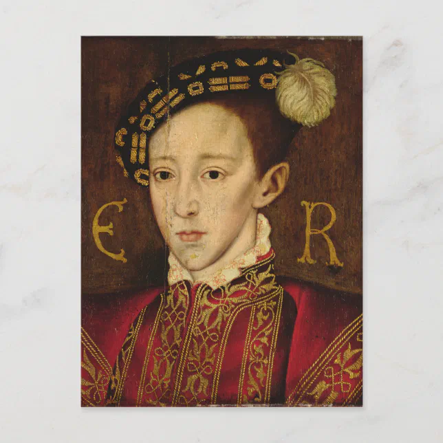 Portrait of Edward VI Postcard | Zazzle