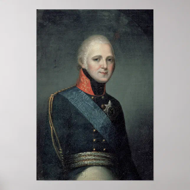 Portrait of Emperor Alexander I , 1804 Poster | Zazzle