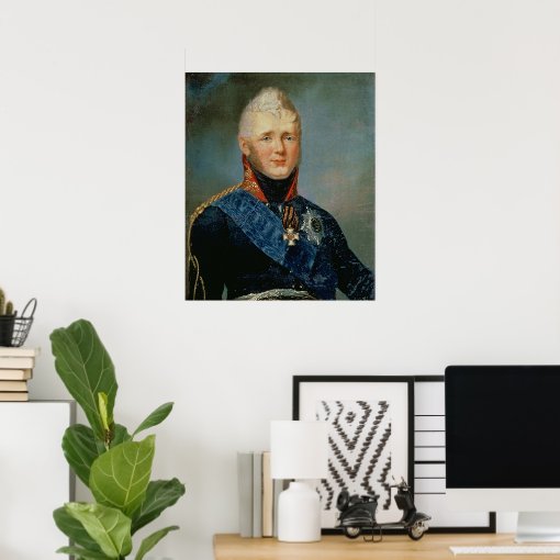 Portrait of Emperor Alexander I Poster | Zazzle