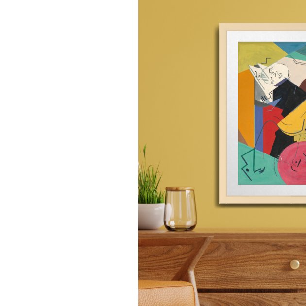 Portrait of Florent Schmitt | Albert Gleizes Framed Art | Zazzle