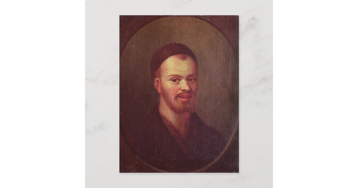 Portrait of Francois Rabelais , French satirist Postcard | Zazzle