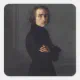 Portrait of Franz Liszt 1839 Square Sticker | Zazzle