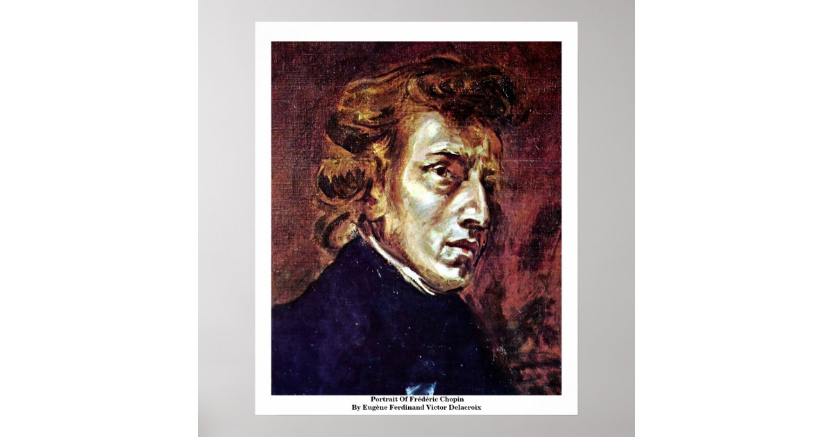 Portrait Of Frédéric Chopin Poster | Zazzle