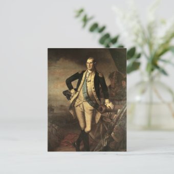 Portrait of George Washington, 1779 Postcard | Zazzle