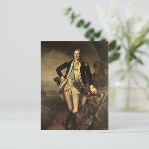Portrait of George Washington, 1779 Postcard | Zazzle