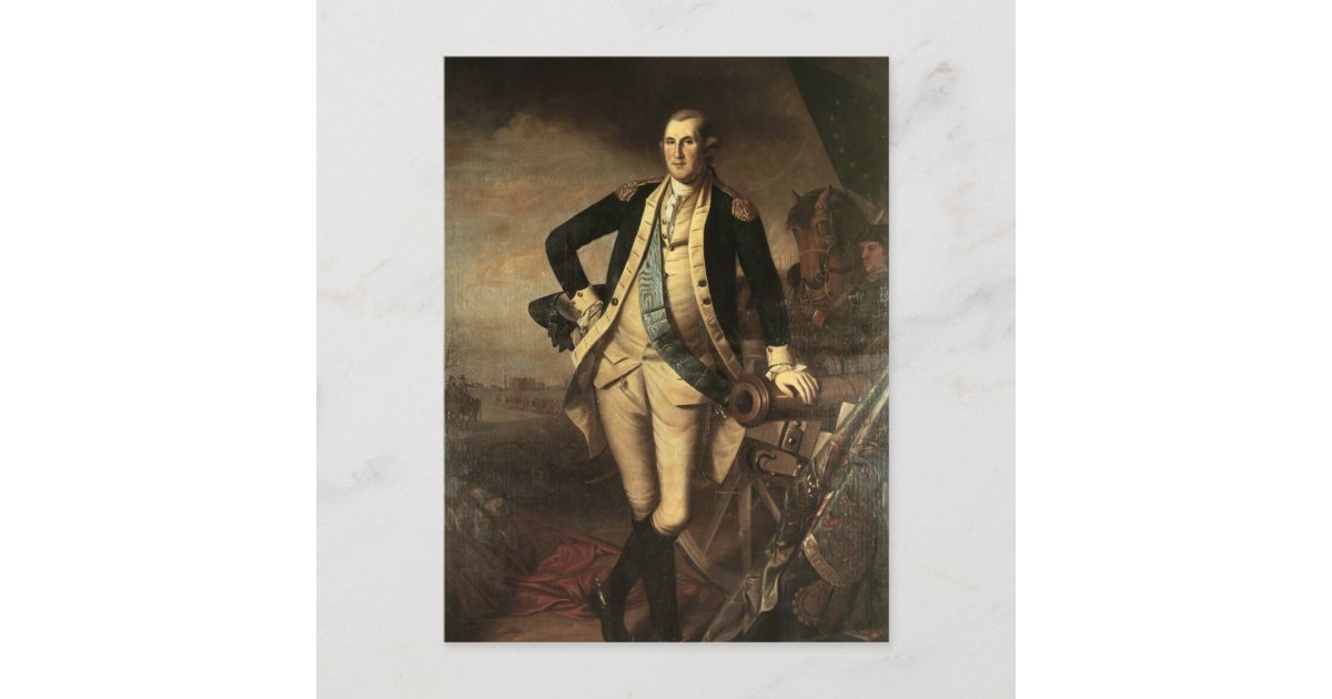 Portrait of George Washington, 1779 Postcard | Zazzle