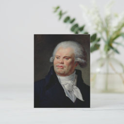 Portrait of Georges Danton Postcard | Zazzle