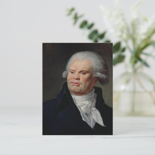 Portrait of Georges Danton Postcard | Zazzle