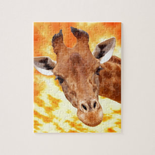 Giraffe Jigsaw Puzzles | Zazzle