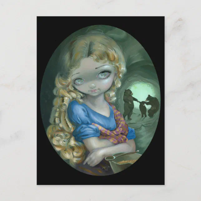 "Portrait of Goldilocks" Postcard | Zazzle