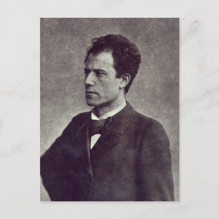 Portrait of Gustav Mahler, 1897 Postcard | Zazzle