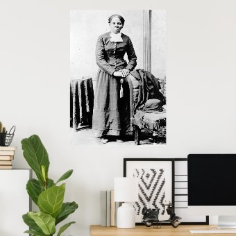 Portrait of Harriet Tubman Born Araminta Ross Poster | Zazzle