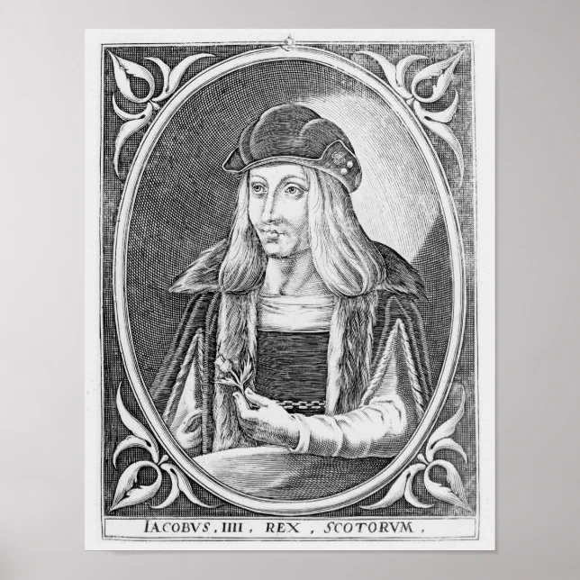 Portrait of James IV of Scotland Poster | Zazzle