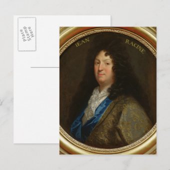 Portrait of Jean Racine Postcard | Zazzle