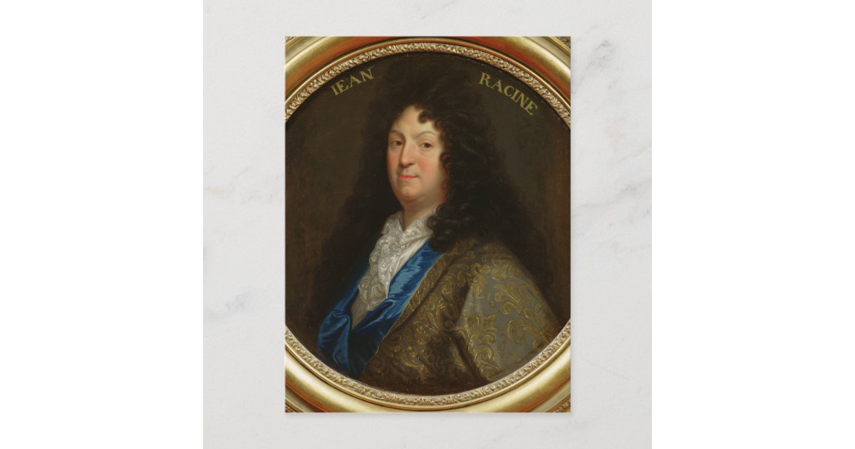 Portrait of Jean Racine Postcard | Zazzle