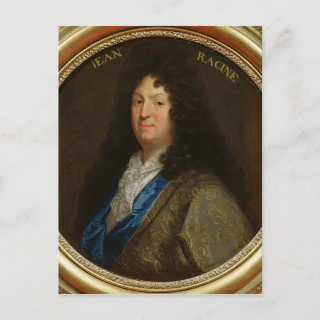 Portrait of Jean Racine Postcard | Zazzle