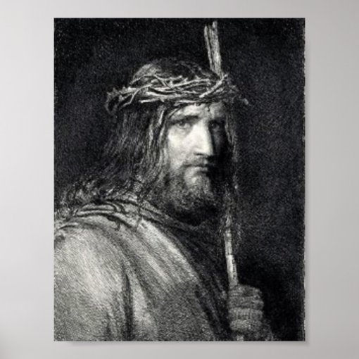 Portrait of Jesus Christ Poster | Zazzle