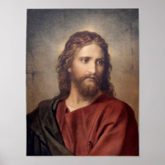 Portrait of Jesus Poster | Zazzle