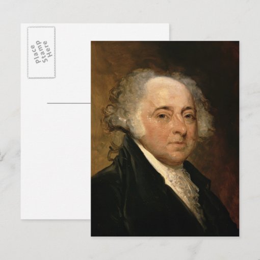 Portrait of John Adams Postcard | Zazzle