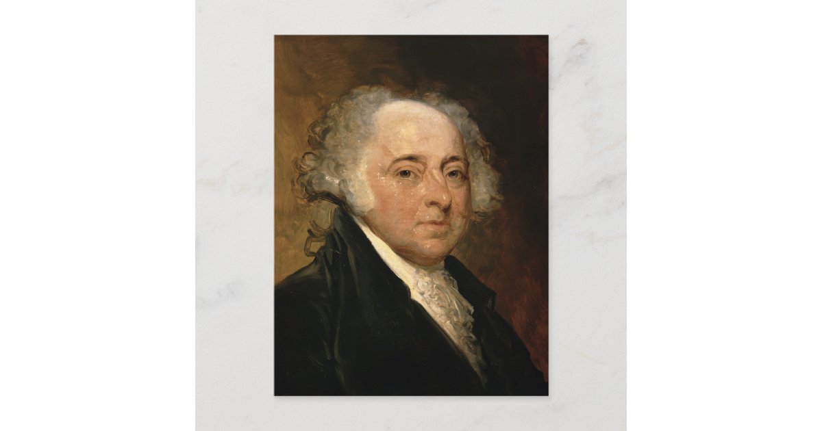 Portrait of John Adams Postcard | Zazzle
