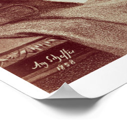 Portrait of John Calvin (1509-1564) (engraving) Poster | Zazzle