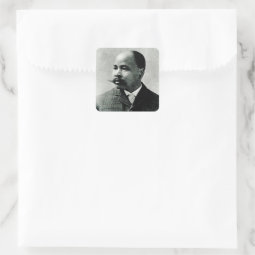 Portrait of John Dube Square Sticker | Zazzle