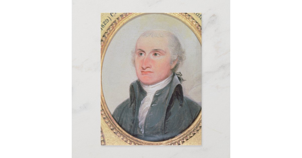 Portrait of John Jay Postcard | Zazzle