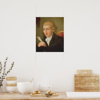 Portrait of Joseph Haydn Poster | Zazzle