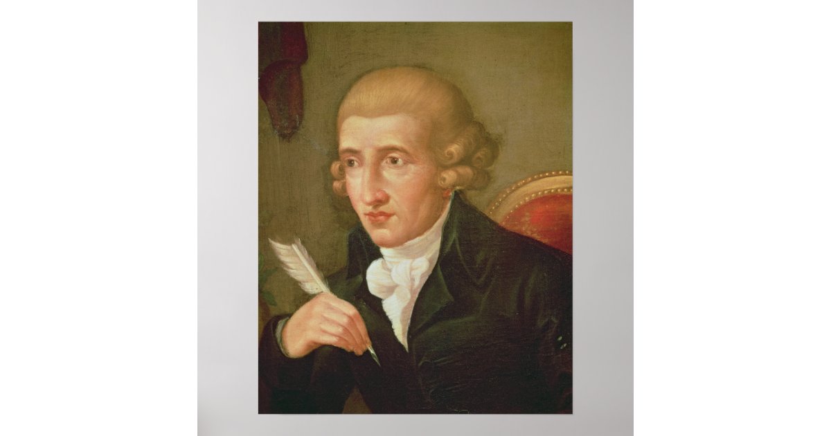 Portrait of Joseph Haydn Poster | Zazzle