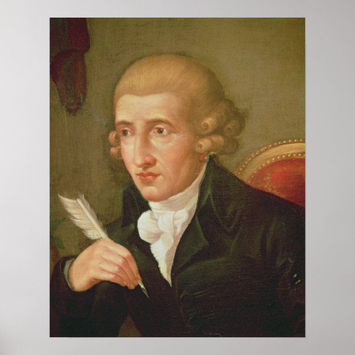 Portrait of Joseph Haydn Poster | Zazzle.com